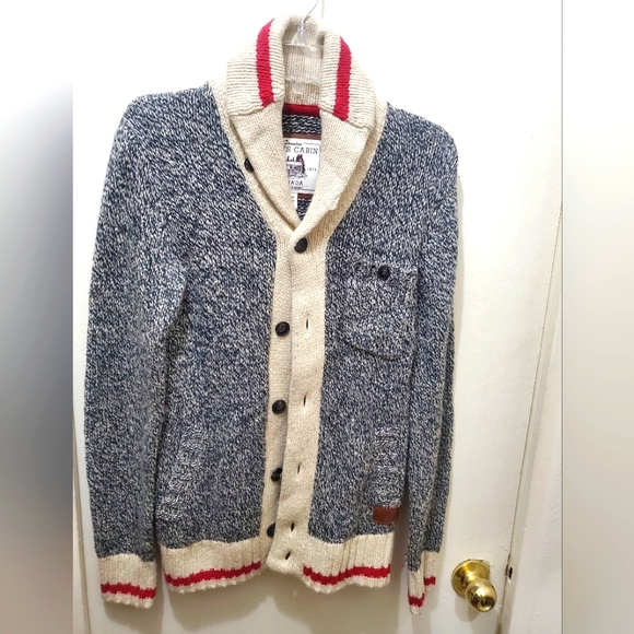 Roots | Sweaters | Roots Cabin Grey Mix Cardi | Poshmark